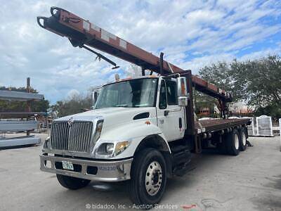 2006 International 7400 41' Conveyer Truck Flatbed Material Boom For Sale | Naples, FL ...