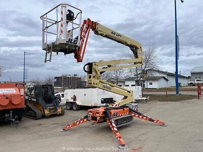 2016 JLG X600AJ 60' Electric Atrium Narrow Compact Crawler Boom Lift ...