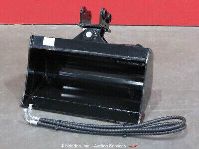 MIVA 24" Hydraulic Power Tilt Bucket Attachment For Mini Excavator -New ...