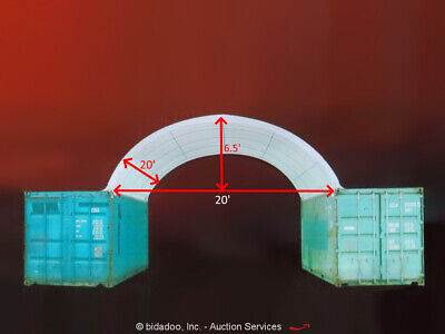 Golden Mount C2020 Fabric Building 20'x20' Canopy Container Shelter ...