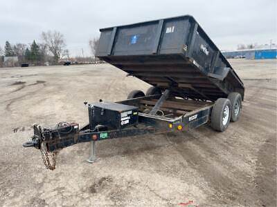 2012 Redi-Haul RH-12 12' T/A Electric Dump Trailer Steal Bed Towable ...