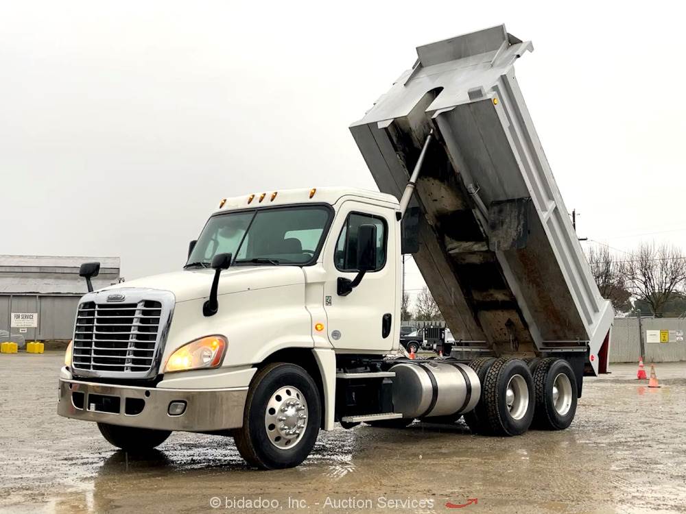 2013 Freightliner Cascadia T/A 10 Yard Dump Truck PTO Detroit DD13 M/T ...