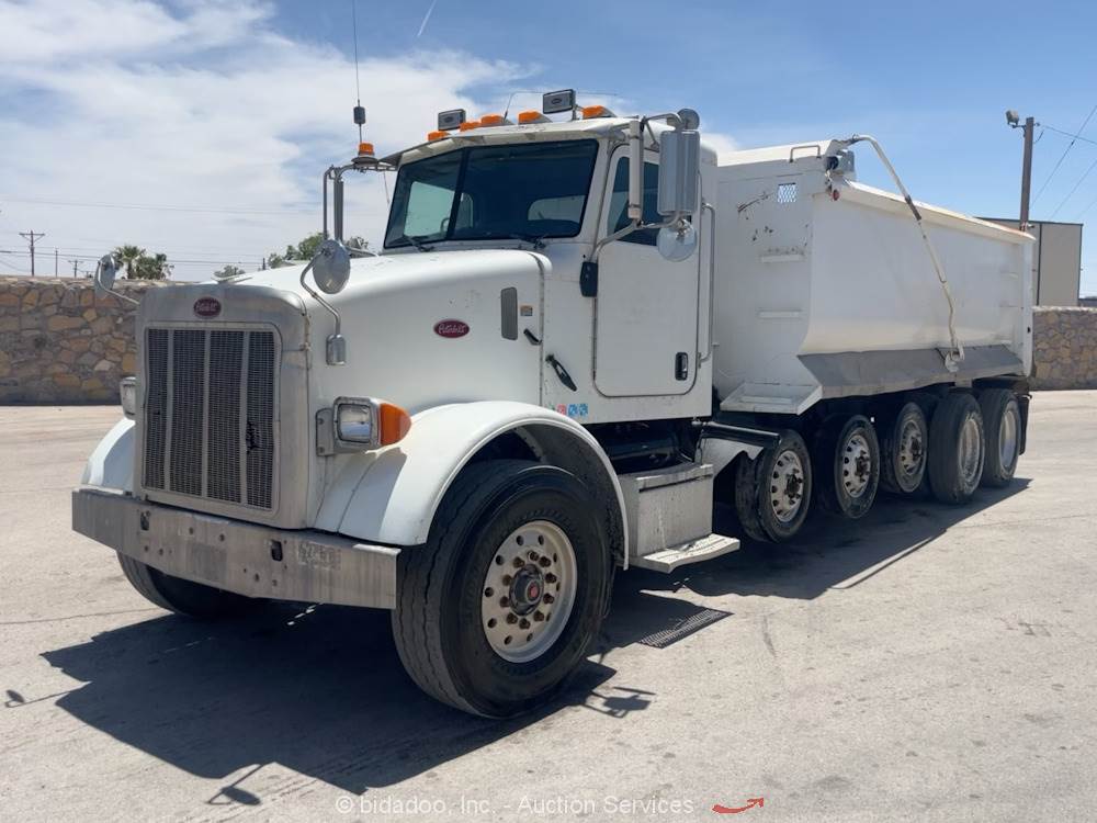2005 Peterbilt 357 5-Axle Super 16 Dump Truck PTO 10 Spd 8.9L Cummins ...