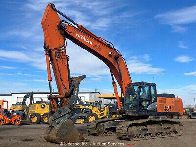 2014 Hitachi ZX350LC-5N Hydraulic Excavator Trackhoe Cab Aux Hyd Thumb ...