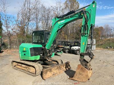 2018 JCB 85Z-1 Hydraulic Excavator Trackhoe Blade Q/C Bucket Aux A/C ...