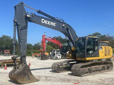 2019 John Deere 210G LC Hydraulic Excavator A/C Cab Trackhoe Aux Hyd ...