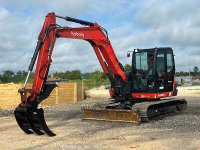 2023 Kubota KX080-4 Super Series II Excavator A/C Cab Trackhoe Backhoe ...