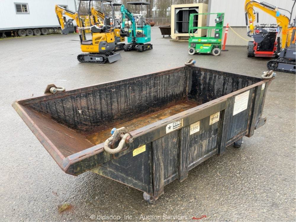 Star Industries 1448B 7K Portable Roll Off Dumpster Container Scrap Bin ...