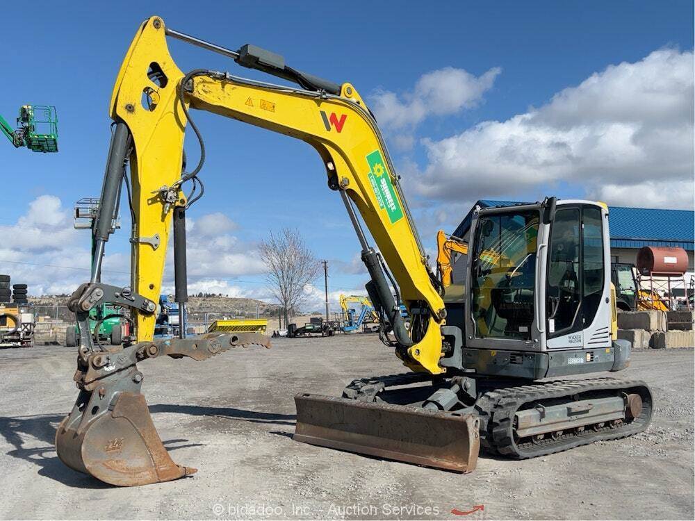 2017 Wacker Neuson ET90 Excavator Backhoe Aux Hyd Thumb QC Cab 3 ...