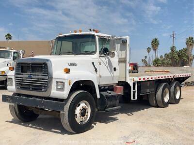 1995 Ford L9000 T/A Truck Tractor Flatbed Day Cab Caterpillar Diesel ...
