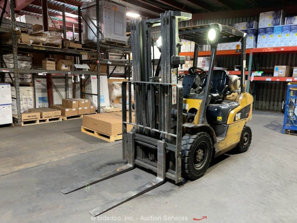 2011 CATERPILLAR 2P5000 5,000 lbs Class Warehouse Forklift Lift Truck ...