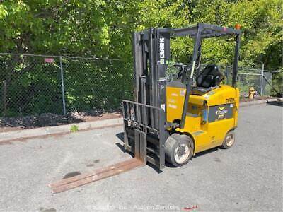 1997 Clark ECG25 5,000 LB Electric Forklift 48V Lift Truck Fork Lift ...