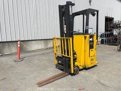 Clark NST30 2,750 LB Electric 24V Stand-Up Warehouse Stacker Forklift ...