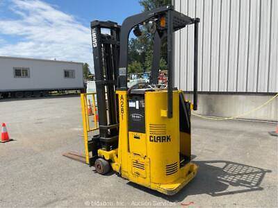 Clark NST30 2,750 LB Electric 24V Stand-Up Warehouse Stacker Forklift ...