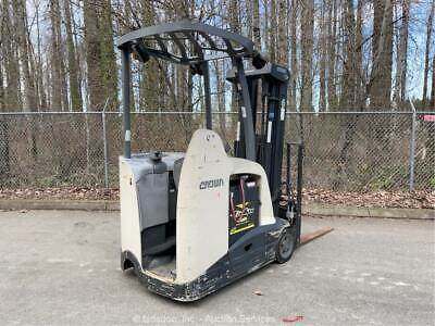 2011 Crown RC5545-40 4,000 LB Electric Stand Up Forklift Lift Truck 36V ...