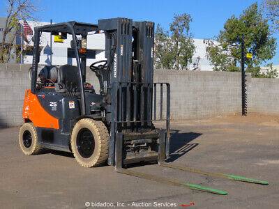2016 Doosan G25P-5 5,000 lb Class Warehouse Forklift Lift Truck For ...