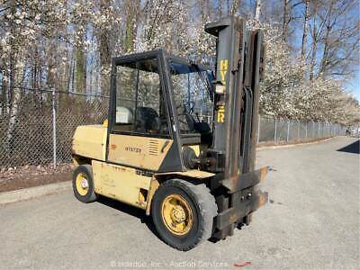 1996 Hyster H100XL 10,000 LB Class Industrial Forklift Lift Truck Cab ...