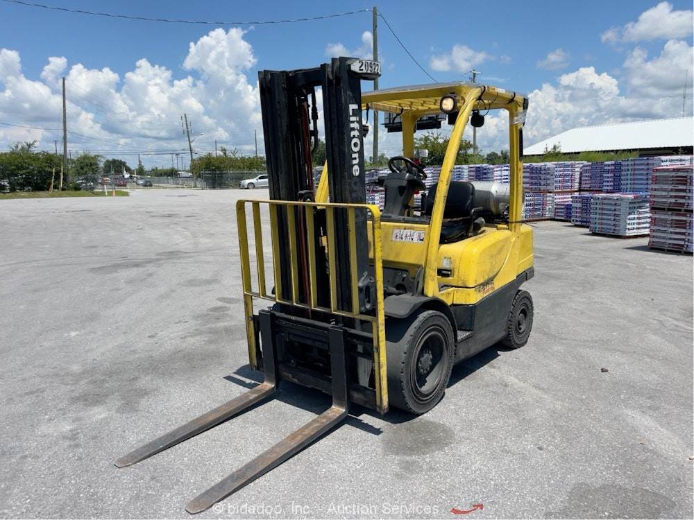 2008 Hyster H50FT 5,000 lbs Warehouse Industrial Forklift Lift Truck ...