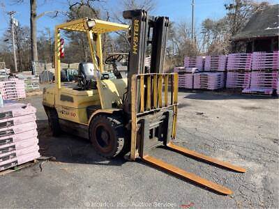 1999 Hyster H60XM 6,000 lb Class Warehouse Forklift Lift Truck -Parts ...