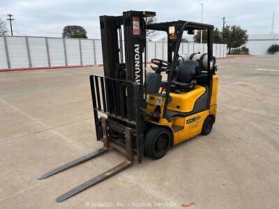 2000 Hyundai 25LC-7A 5,000 lbs Warehouse Forklift Lift Truck S/S LPG ...