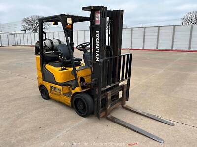 2000 Hyundai 25LC-7A 5,000 lbs Warehouse Forklift Lift Truck S/S LPG ...