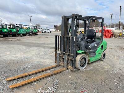 2012 Komatsu FG 25 T-16 5,000 lbs Class Warehouse Forklift Lift Nissan ...