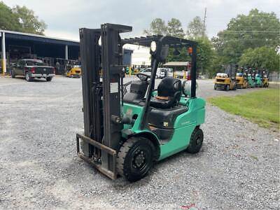 2017 Mitsubishi FG25N5 5,000 LB Pneumatic Warehouse Forklift Lift Truck ...