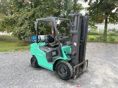 2017 Mitsubishi FG25N5 5,000 LB Pneumatic Warehouse Forklift Lift Truck ...
