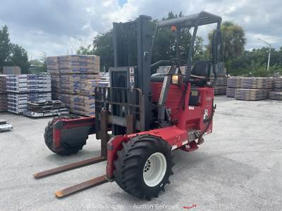 2013 Moffett M50P 5,000 lb Rough Terrain Piggyback Forklift -Repair For ...
