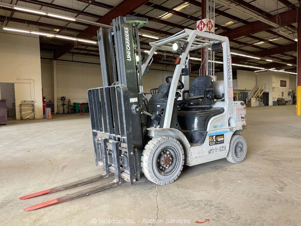 2018 Nissan MP1F2A25DV 4,000lbs Warehouse Industrial Forklift Dual Fuel ...