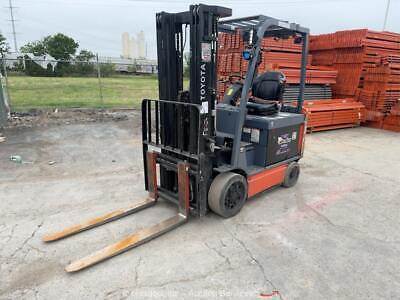 2019 Toyota 8FBCU32 6,500 lbs Electric Warehouse Forklift Lift Truck ...