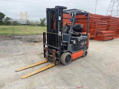 2019 Toyota 8FBCU32 6500 lbs Electric Warehouse Forklift Lift Truck For ...