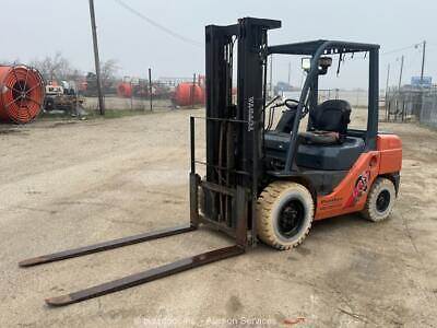 Toyota 8FDU32 6,000 lb Class Industrial Forklift Lift Truck Long Fork ...