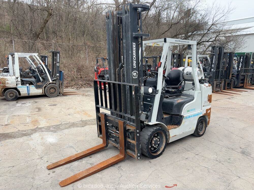 2018 Unicarrier MCUG1F2F36LV 8,000 lbs Warehouse Forklift Lift Truck LPG bidadoo For Sale ...