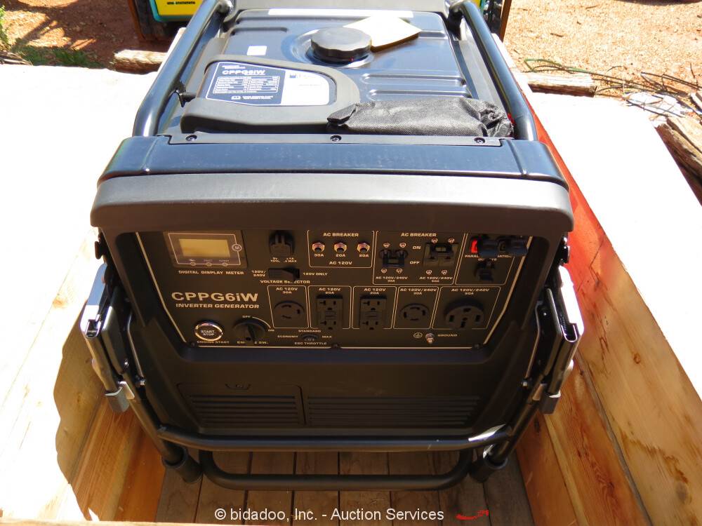 Chicago Pneumatic CPPG6iW 6 kW Generator Inverter Gas 120/240 Volt ...