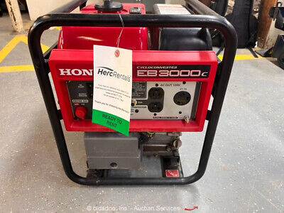 2017 Honda EB3000C Portable Generator CycloConverter 3kW Genset 2600W ...