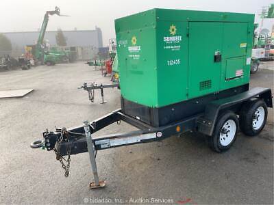 2014 Multiquip DCA45SSIU4FSG 36kW Towable Generator 45 kVA Genset ...