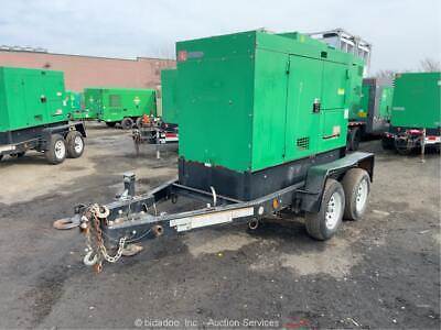 2014 Multiquip DCA45SSIU4FSG 36kW Towable Generator 45kVA Genset Isuzu ...