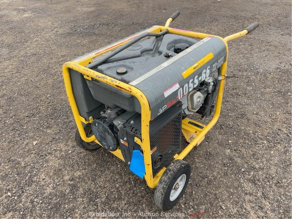 2018 Wacker GP5600 5.6kW Honda GX340 Portable Generator Gas Powered ...