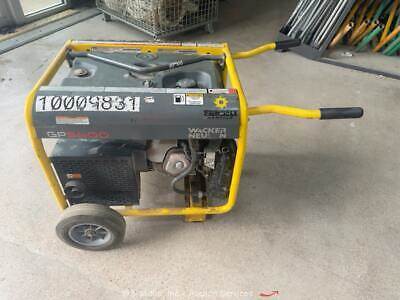 2018 Wacker Neuson GP5600A Portable Generator Genset 5.6kW 120v/240v ...