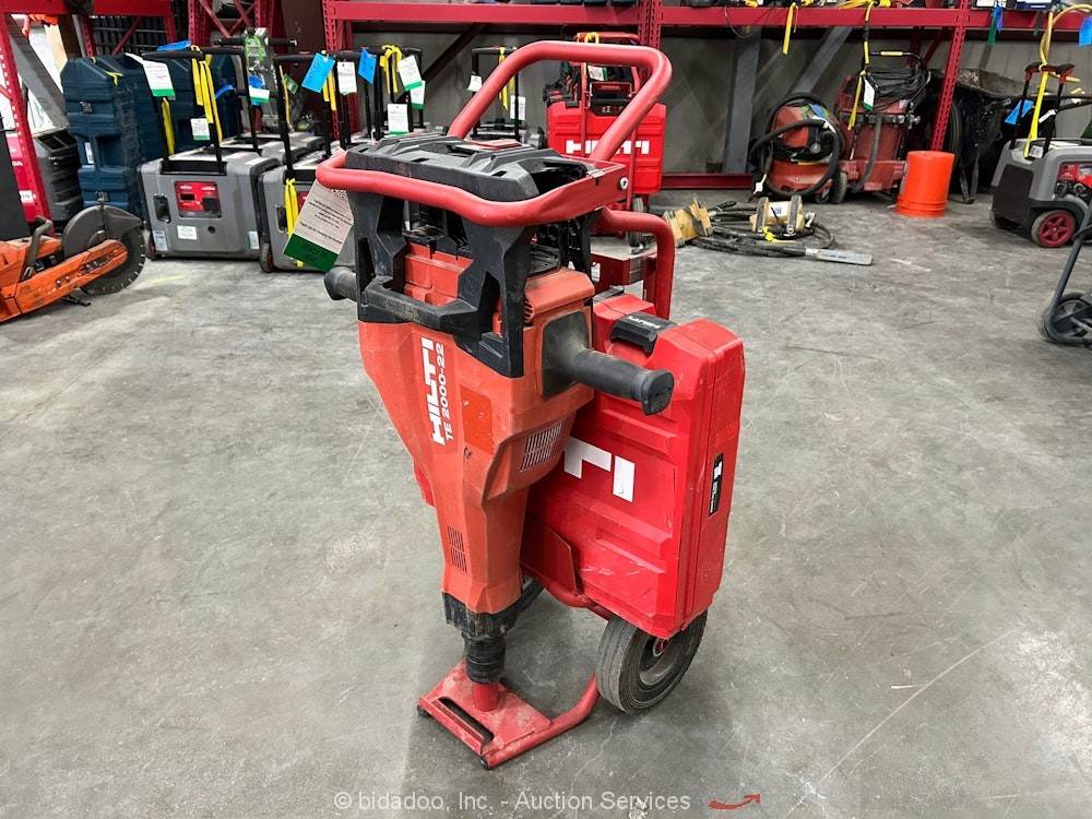 2022 Hilti TE 2000-22 Cordless Electric Concrete Demolition Jack Hammer ...