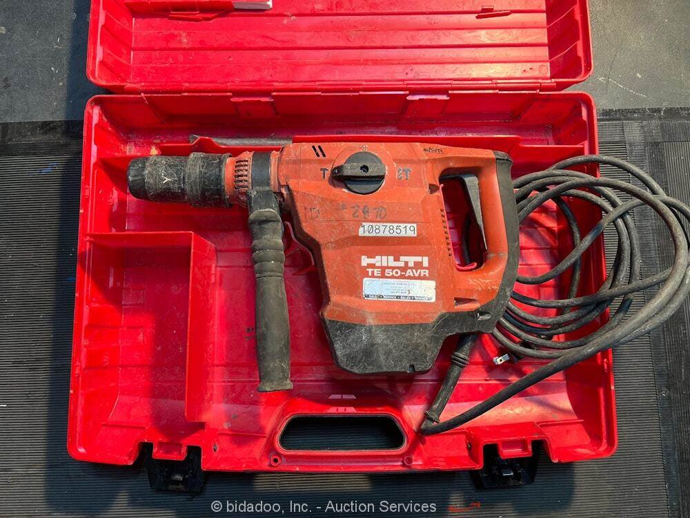 Hilti TE 50-AVR Electric Demolition Hammer Chisel Hand Tool w/Case bidadoo For Sale | Kent, WA ...