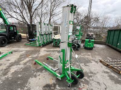 2017 Genie SLC24 24' Vertical Mast Lift Duct Jack Material Moving Hoist ...