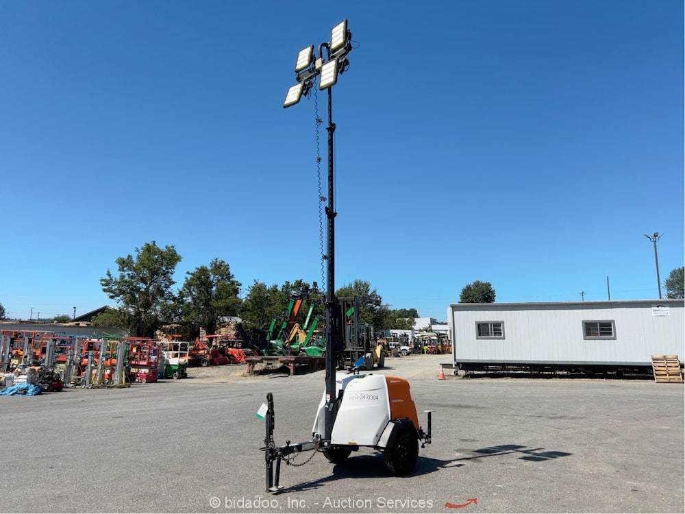 2018 Generac MLT6SMD 6kW Towable Light Tower Generator Trailer bidadoo ...