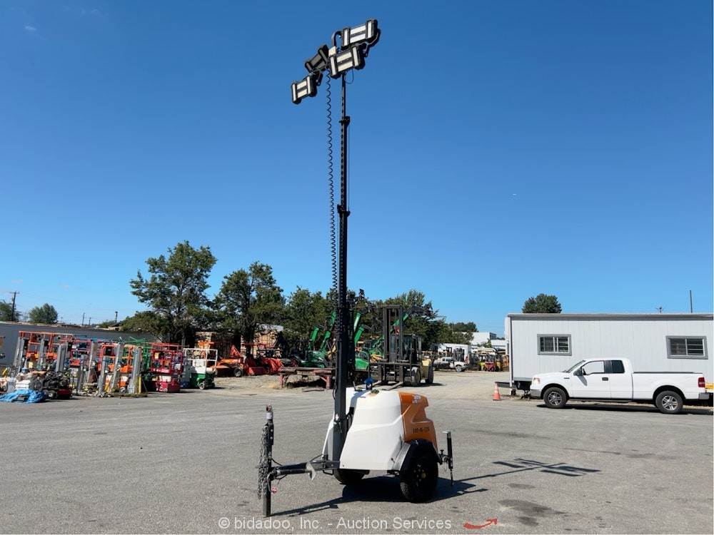 2017 Generac MLT6SMD 6kW Towable Light Tower Generator Trailer -Parts ...