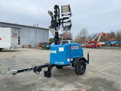 2019 Genie RL4 3.5 kW Towable Light Tower Generator LED Champion Genset ...