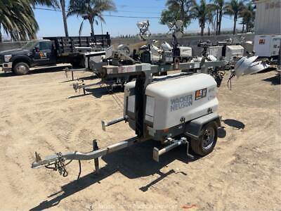 2012 Wacker Neuson LTN6K Towable Light Tower Generator Trailer Kubota ...