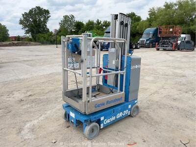 2016 Genie GR-20 20' Electric Mast Lift Portable Portable Aerial ...