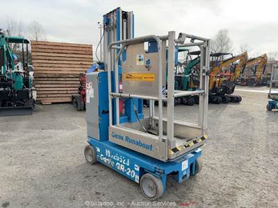 2021 Genie GR-20 20' Electric Vertical Mast Lift Man Aerial Platform ...