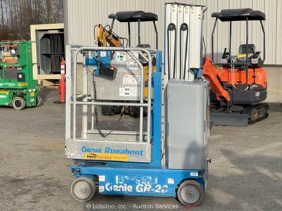 2021 Genie GR-20 20' Electric Vertical Mast Lift Man Aerial Platform ...